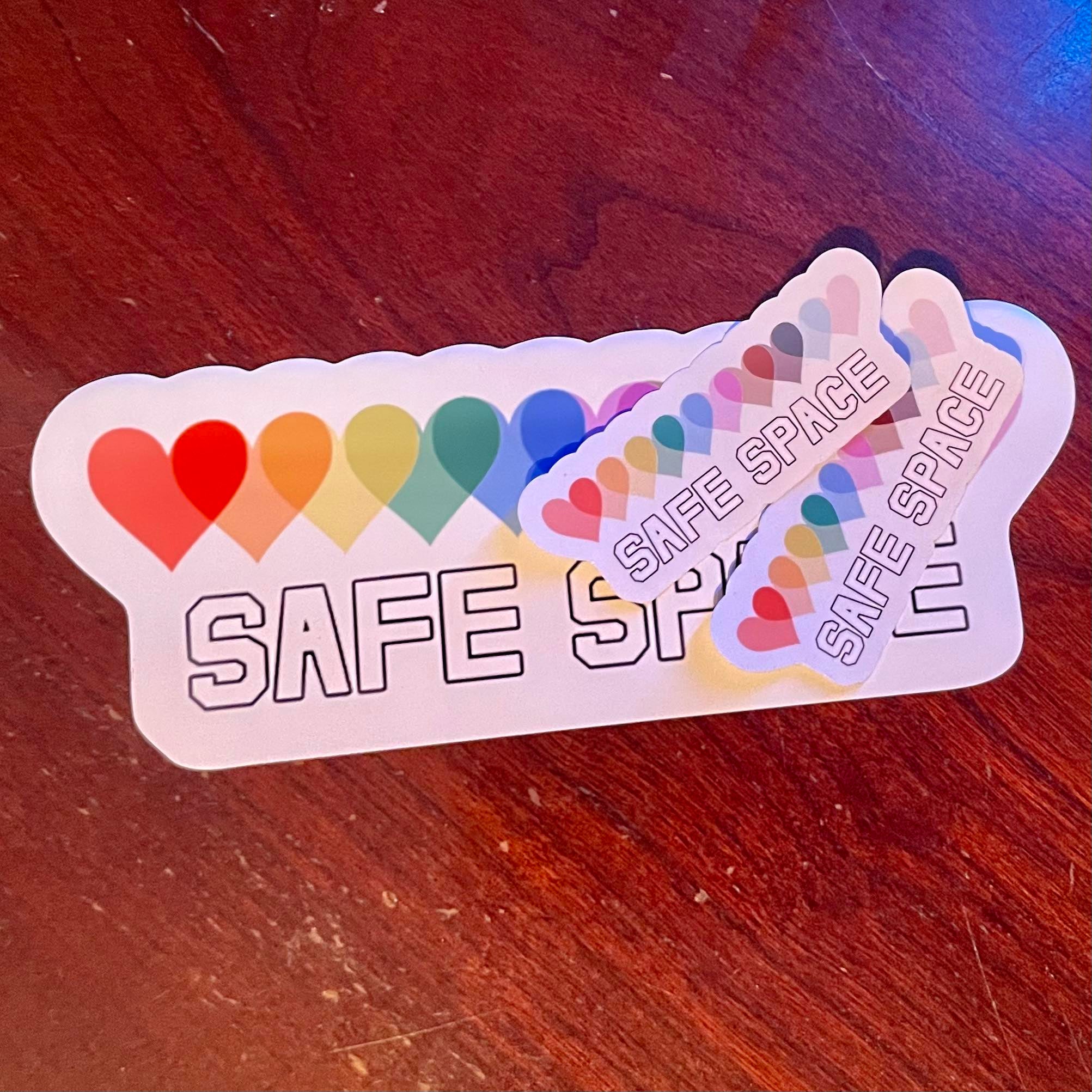 Mini Safe Space Sticker | Own Your Pride